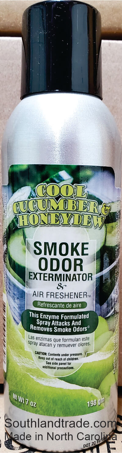 Smoke Odor Exterminator Spray Cool Cucumber and Honeydew 7oz: Southland ...